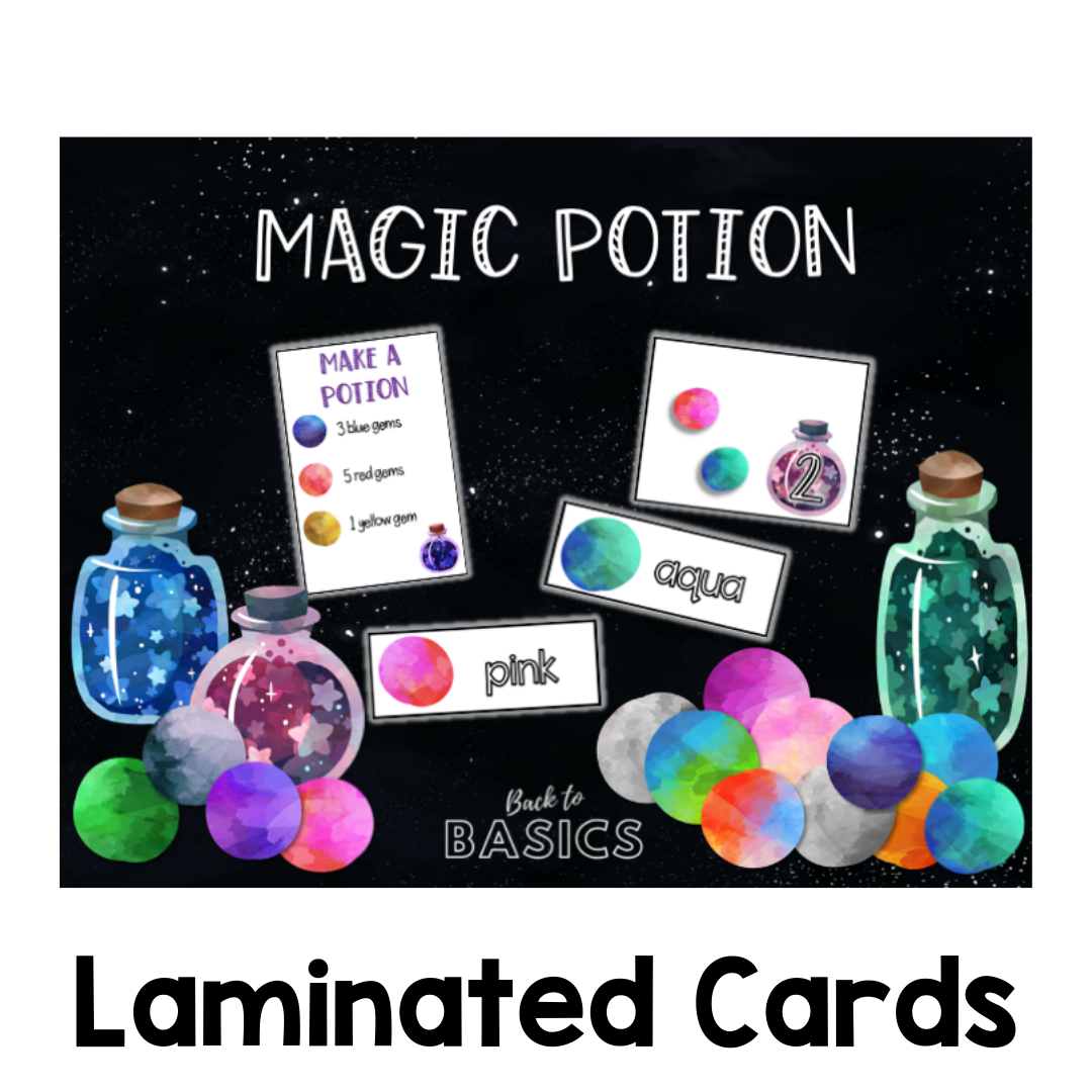 Magic Potion Laminated Cards | Back to Basics Curriculum Resources