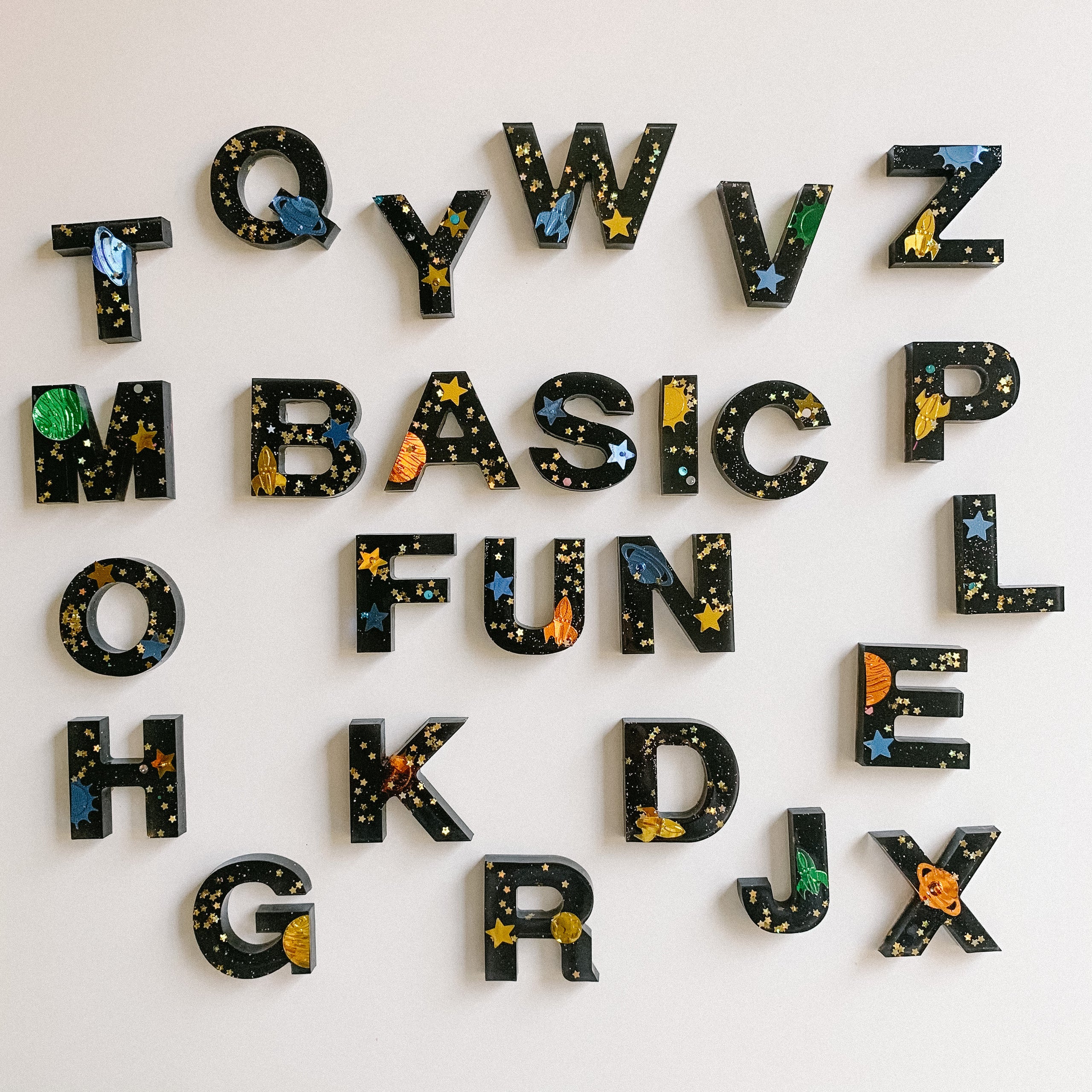 Out of this World Alphabet + Number Set | Back to Basics Curriculum ...